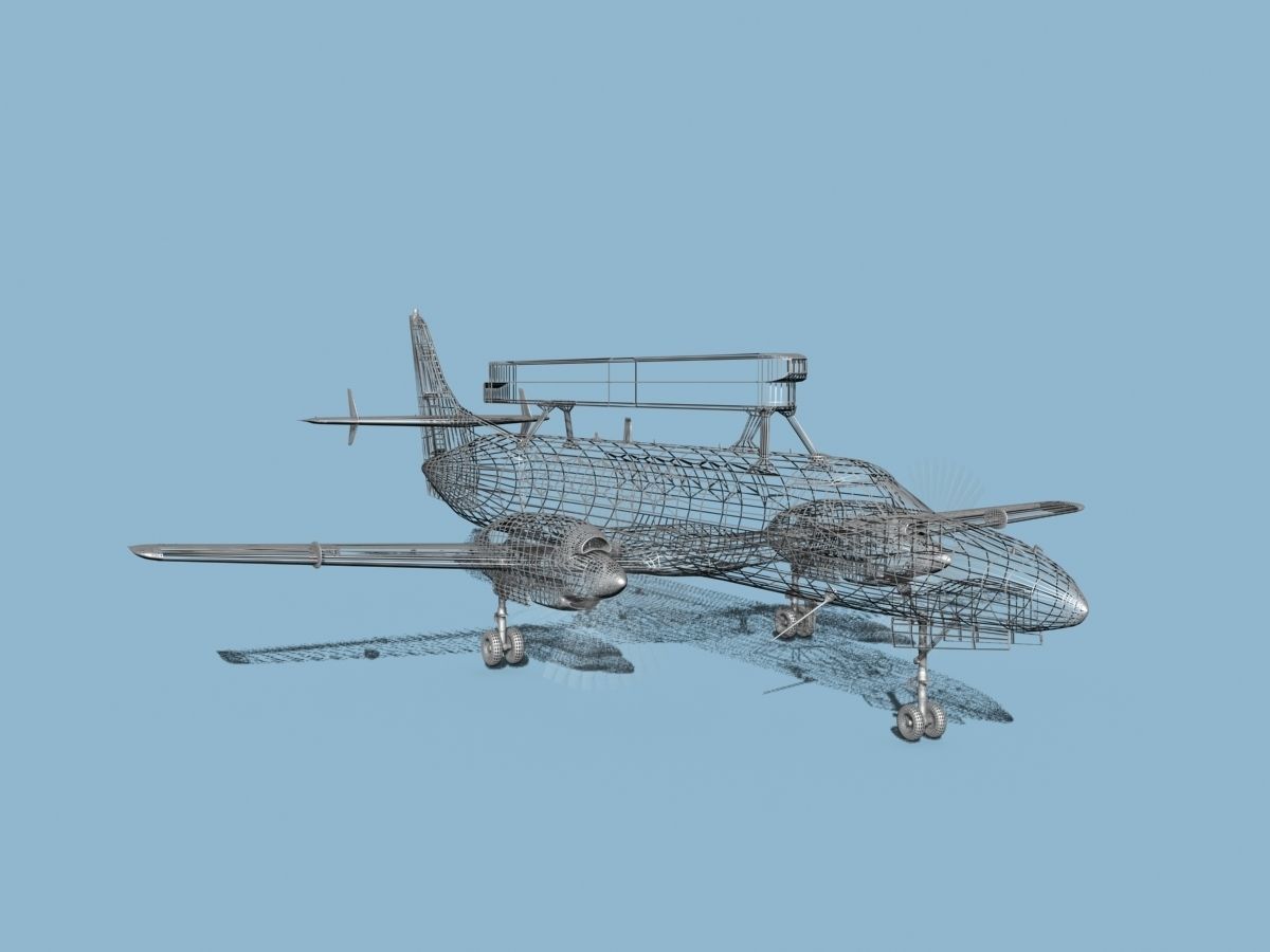 Swearingen RC-26B Condor Bear Metal 3D model animated rigged | CGTrader