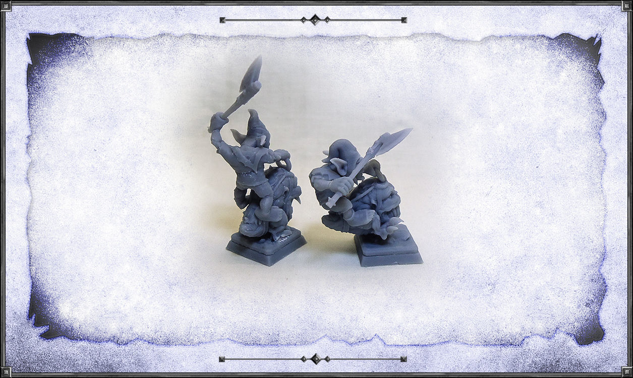 Goblin Squig Riders -UNIT- 28mm Miniatures 3D model 3D printable | CGTrader