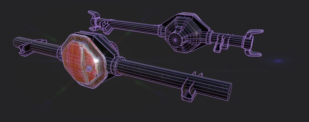 SOLID AXLES 3D model | CGTrader