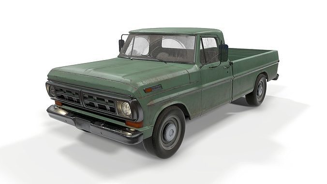 3D model Ford Pickup F100 VR / AR / low-poly | CGTrader