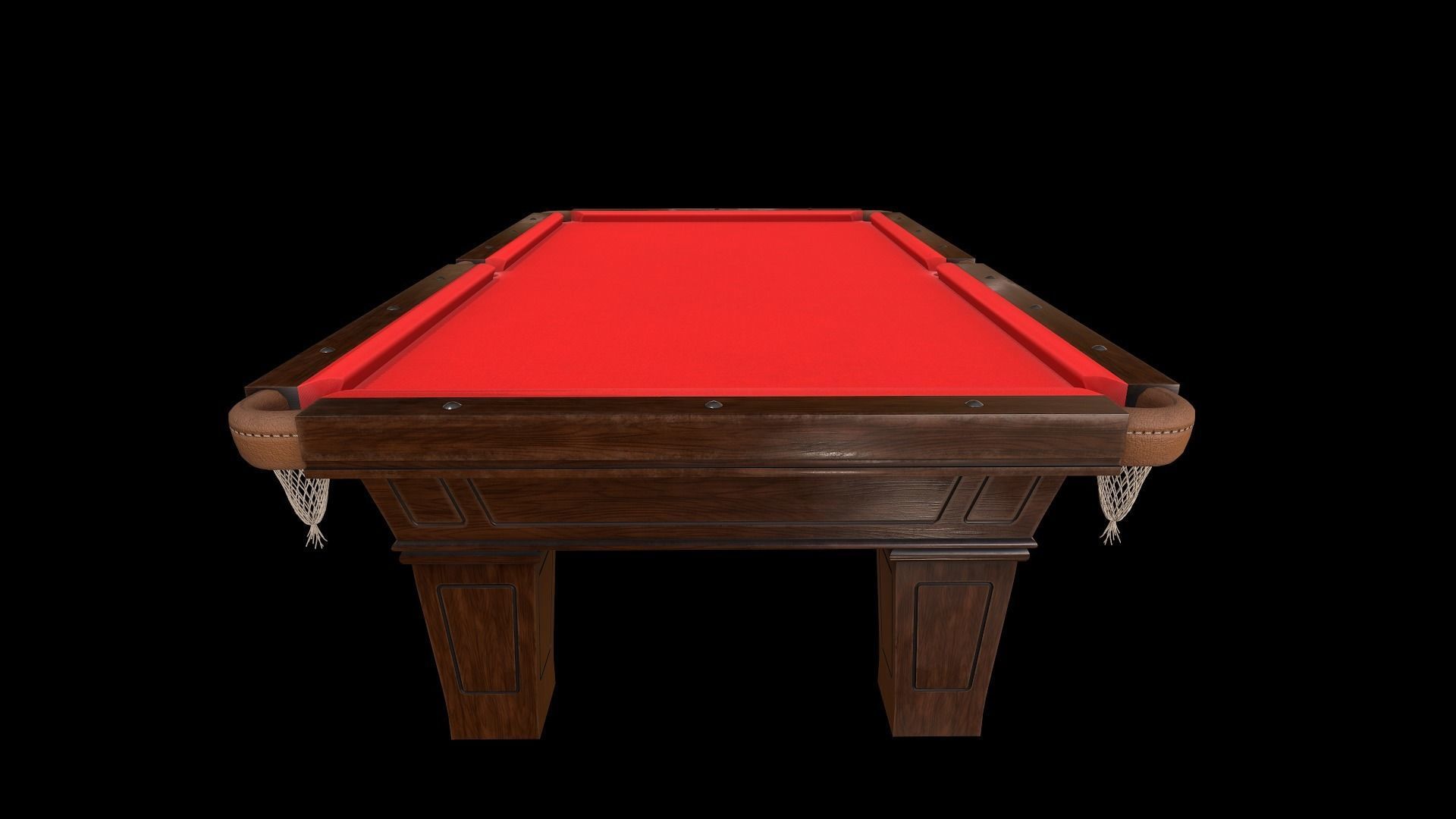 3D model Billiard - Pool table and cue stand VR / AR / low-poly | CGTrader