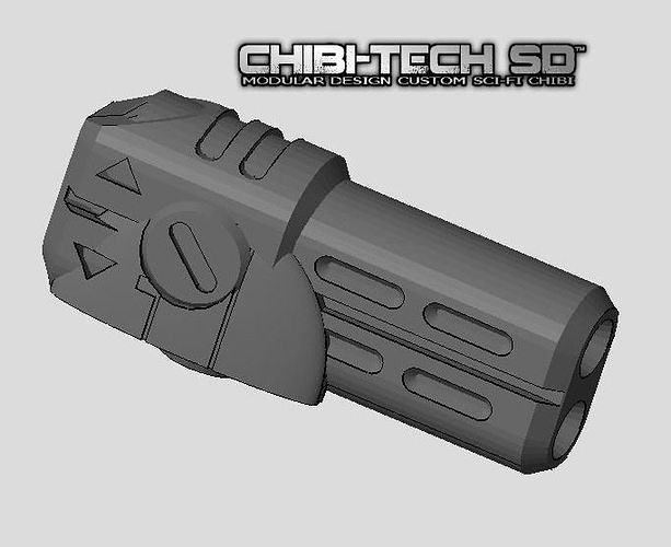 CHIBI-TECH SD - ION-V SOLO 3D model 3D printable | CGTrader