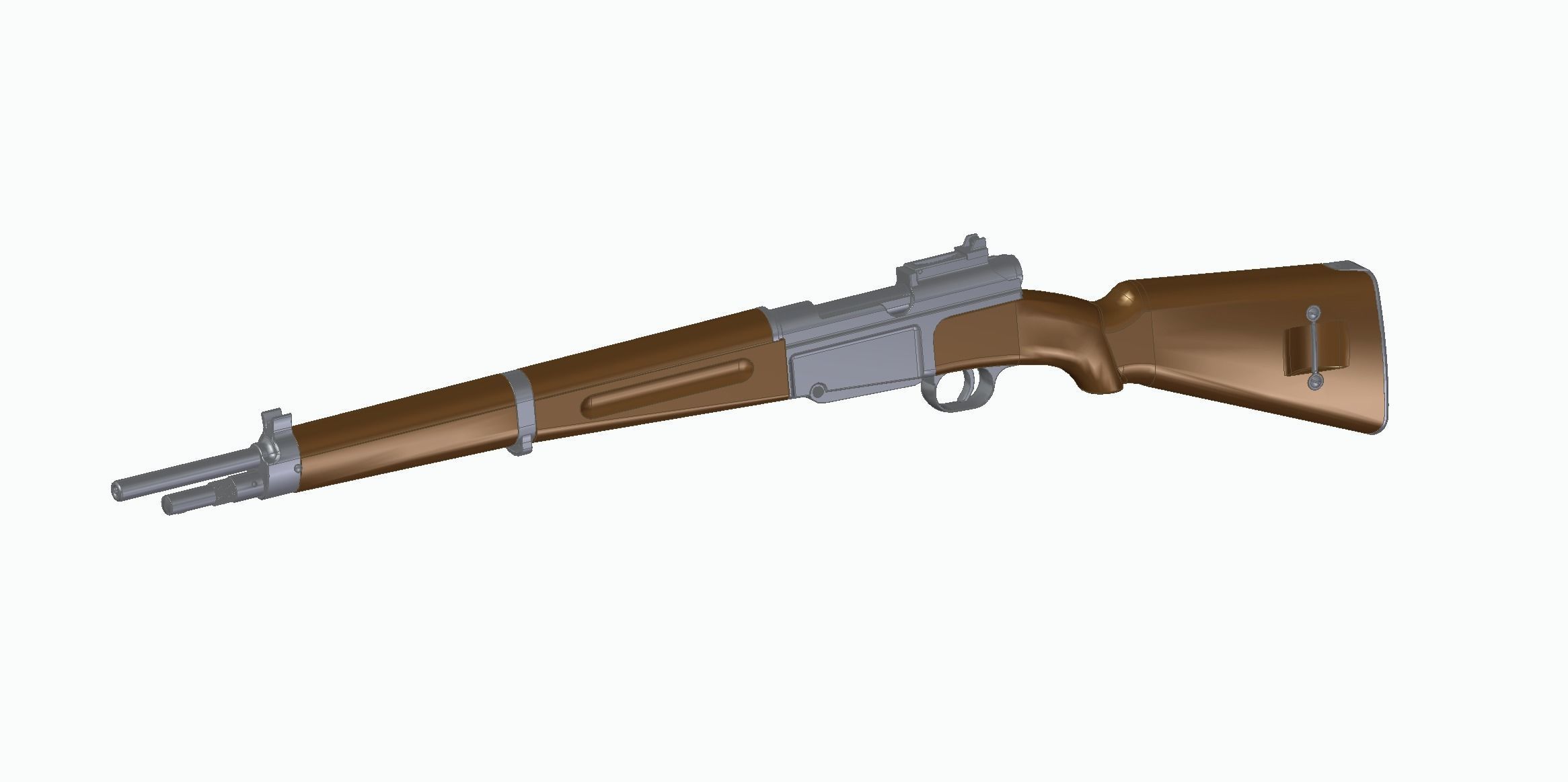 MAS-36 luftwaffe rifle 3D model | CGTrader
