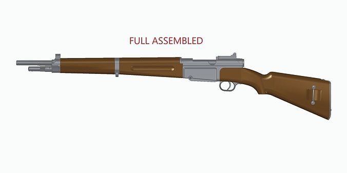 MAS-36 luftwaffe rifle 3D model | CGTrader