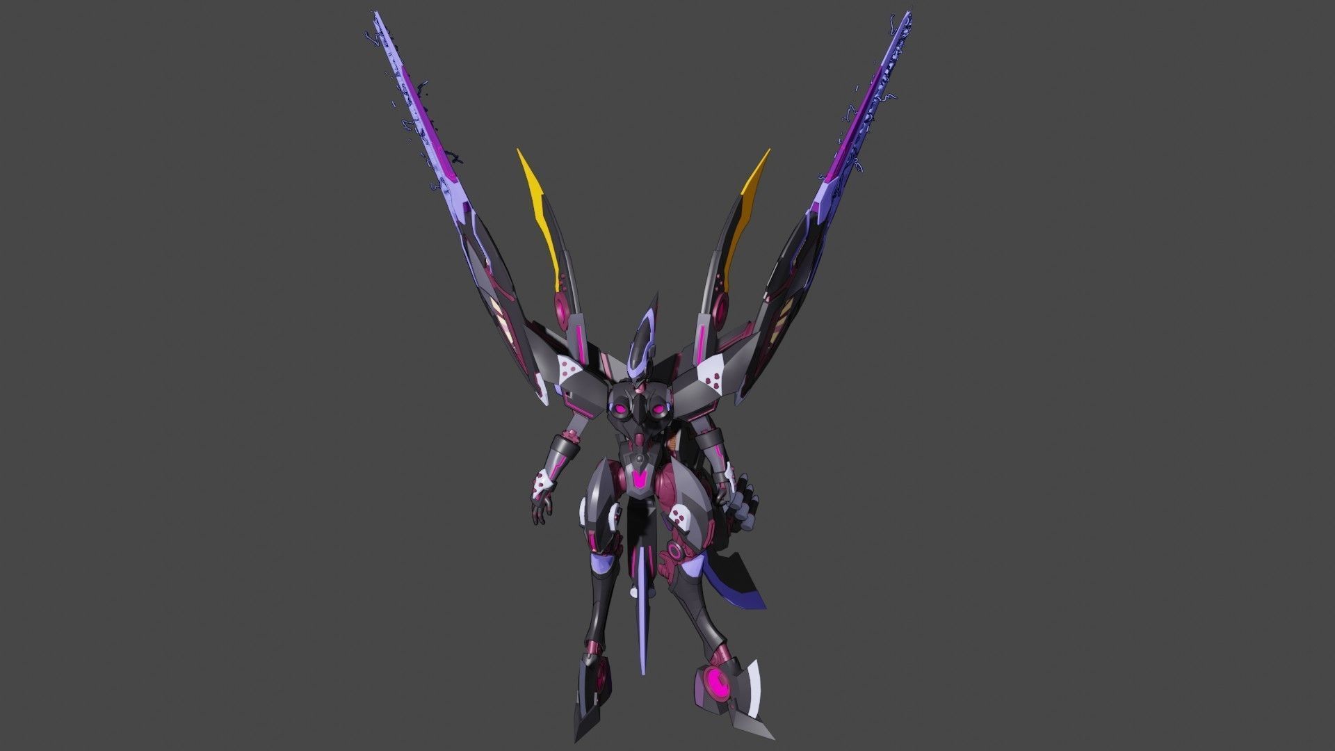 Japanese Mecha Design 3D model | CGTrader