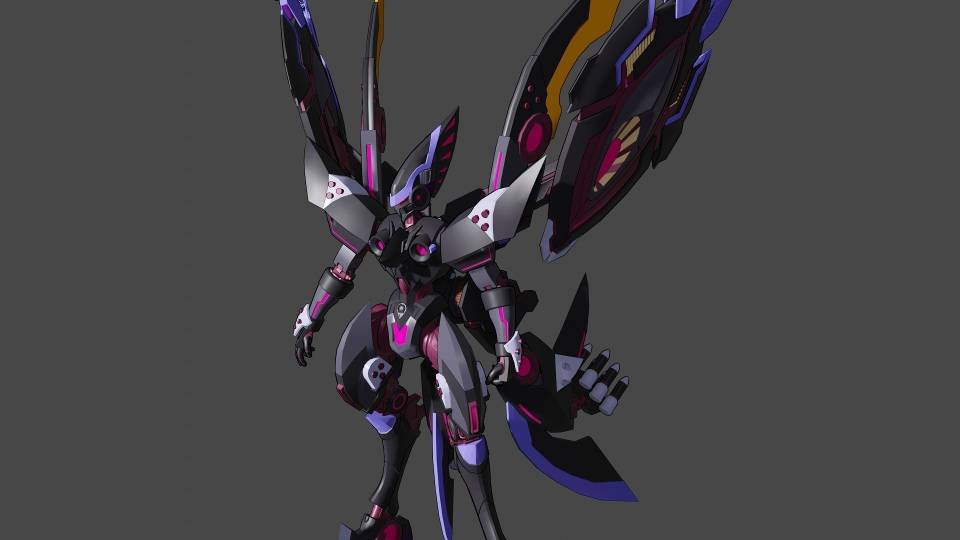 Japanese Mecha Design 3D model | CGTrader