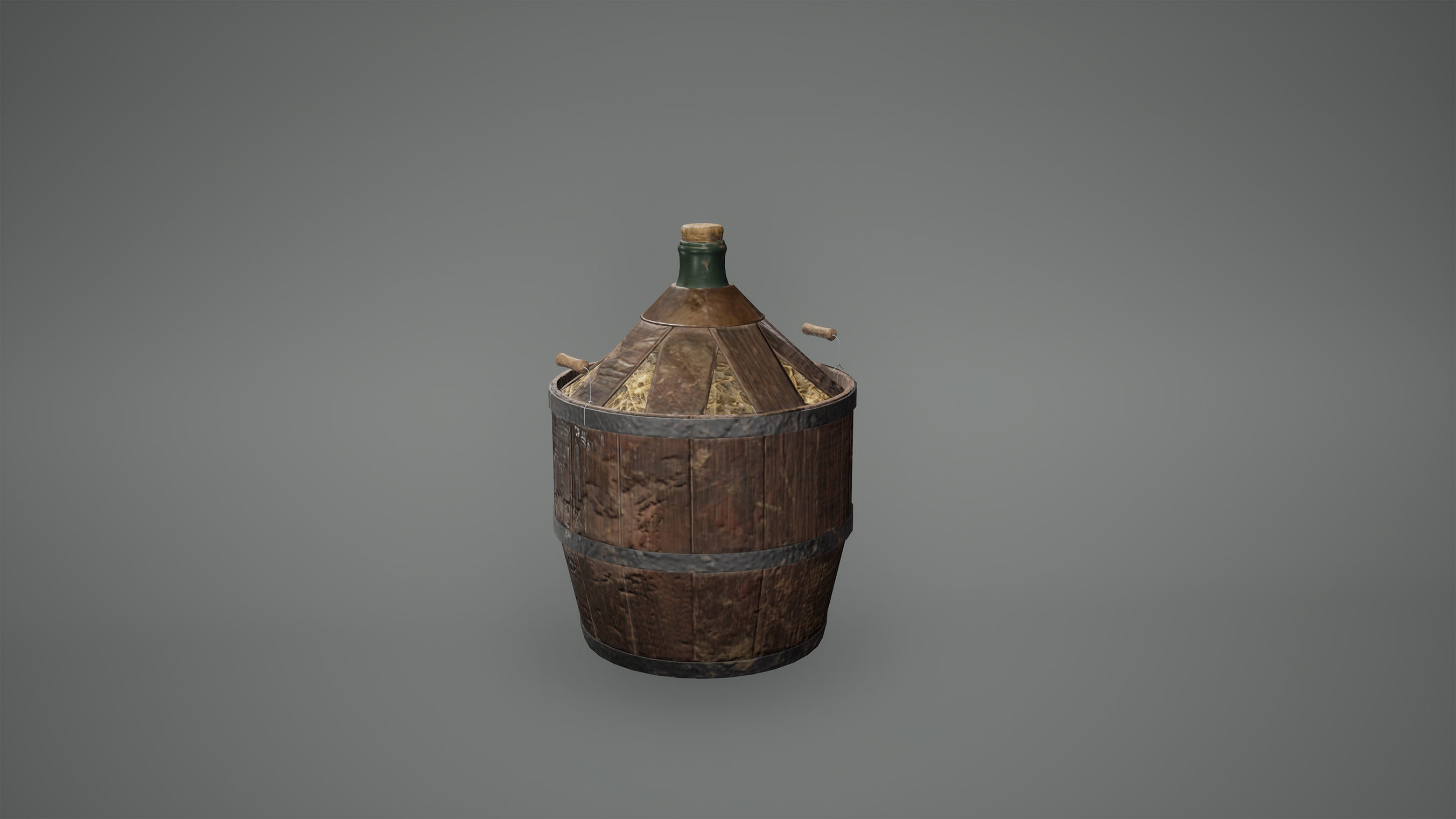 3D model Viking Barrels Low Poly Game Ready VR / AR / low-poly | CGTrader