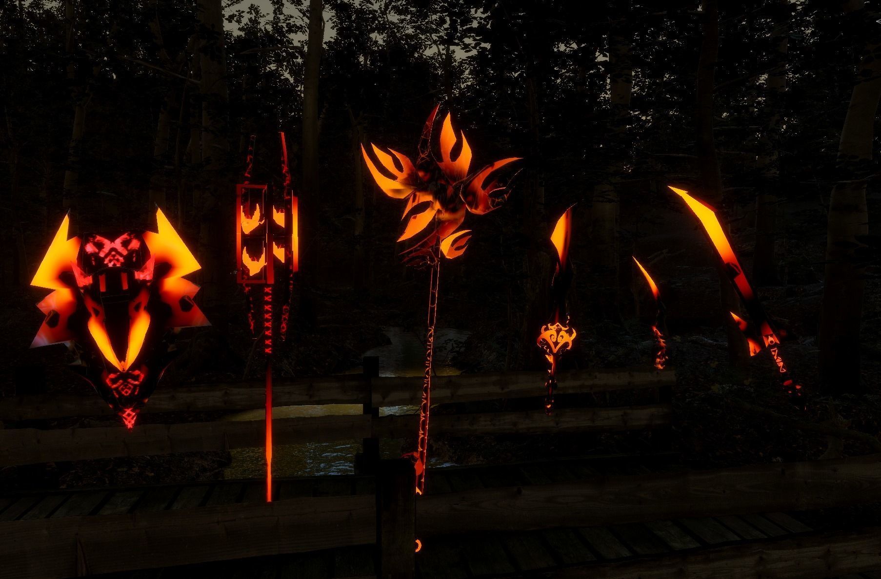 3D model Ashen Weapon Set VR / AR / low-poly | CGTrader