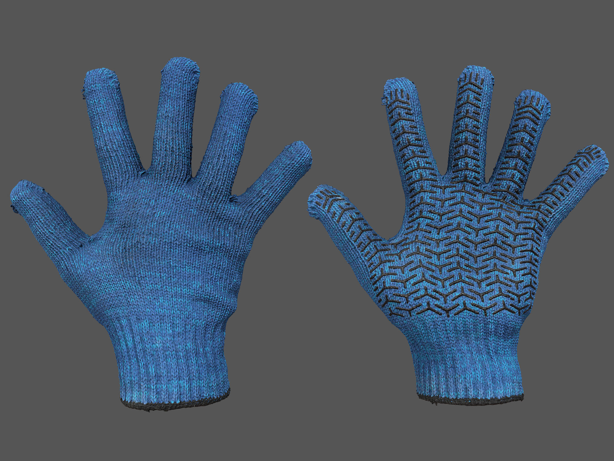 Worker Gloves 3D model | CGTrader