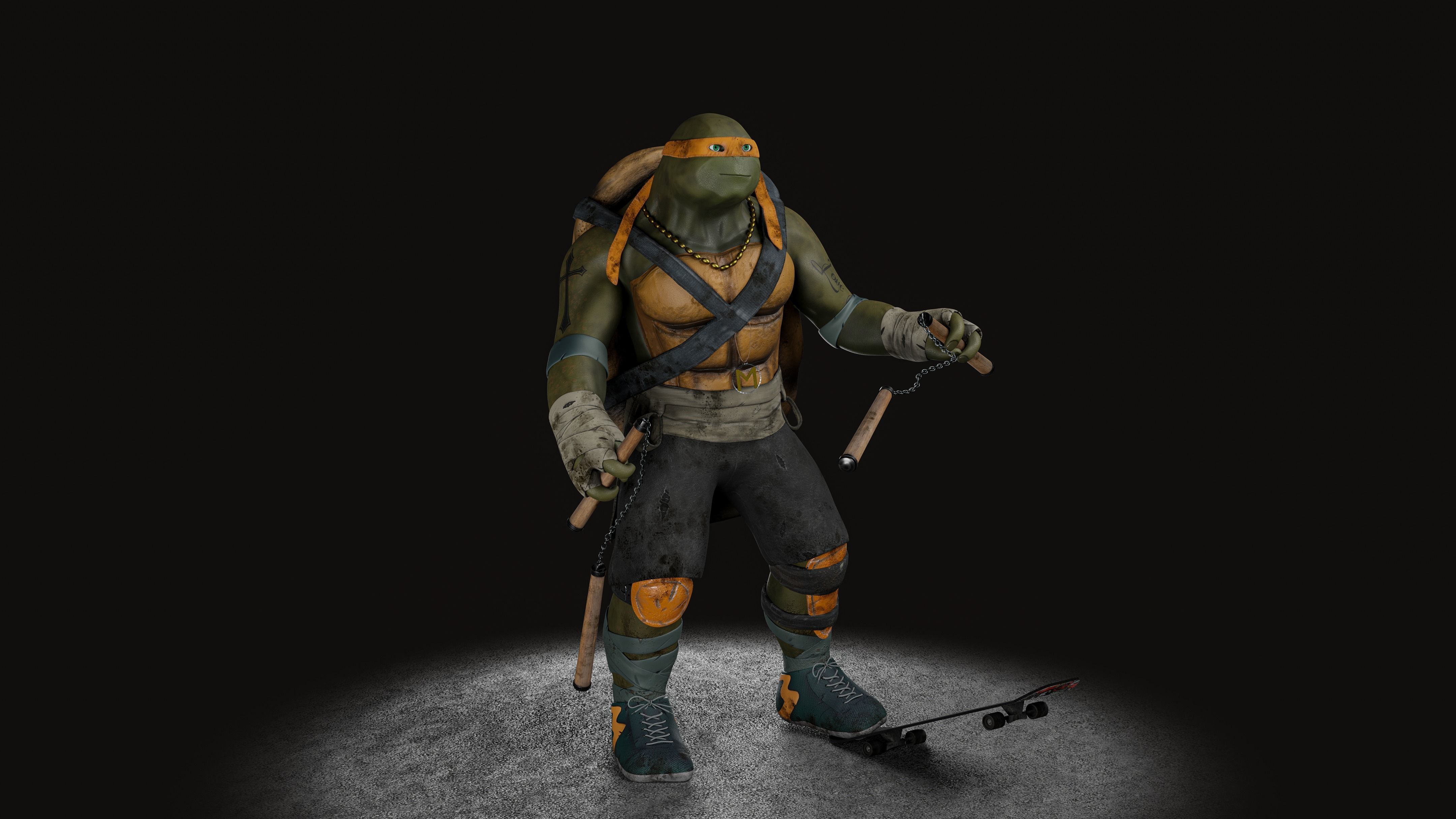3D model TMNT rigged VR / AR / low-poly | CGTrader
