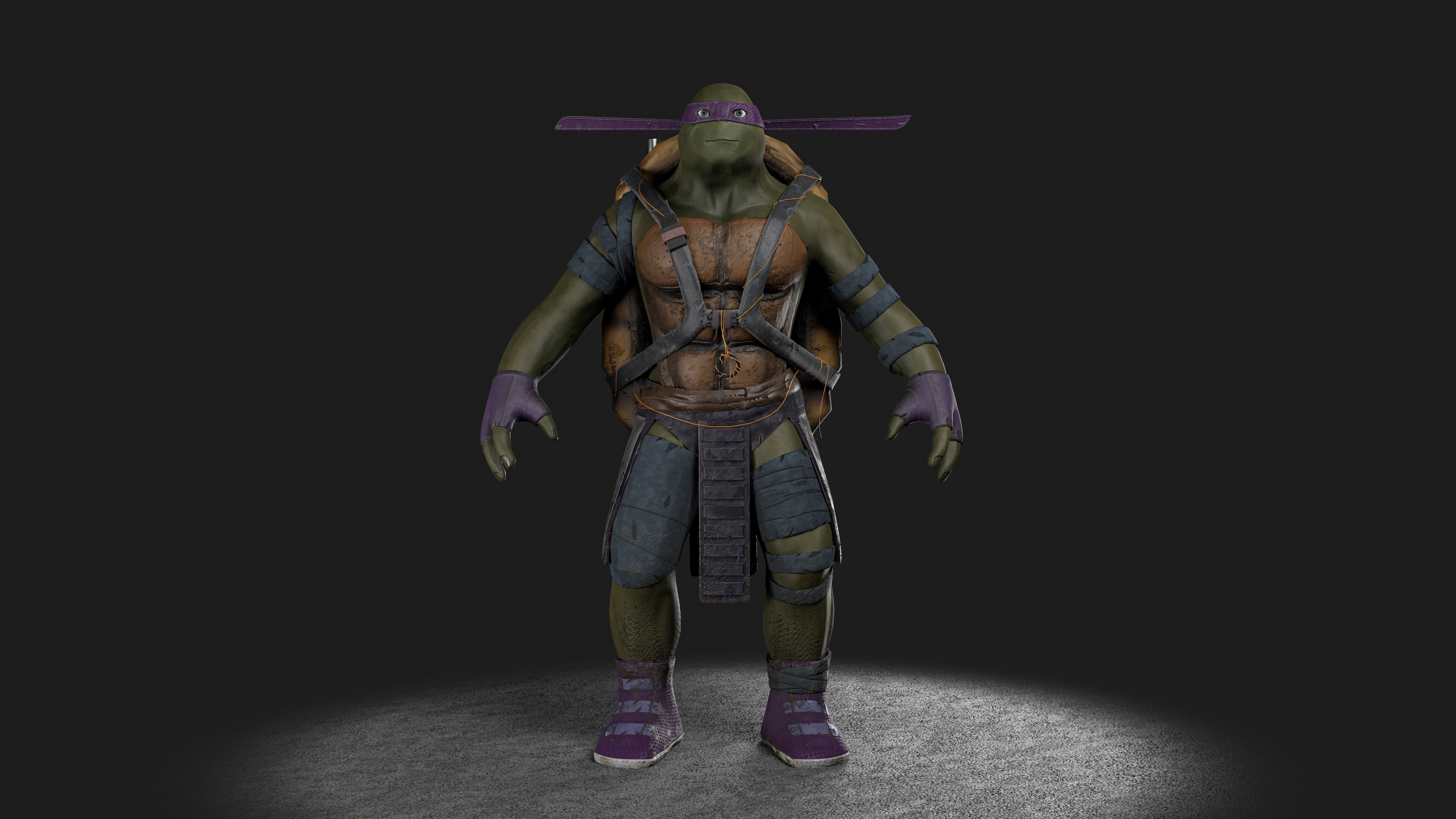 3D model TMNT rigged VR / AR / low-poly | CGTrader