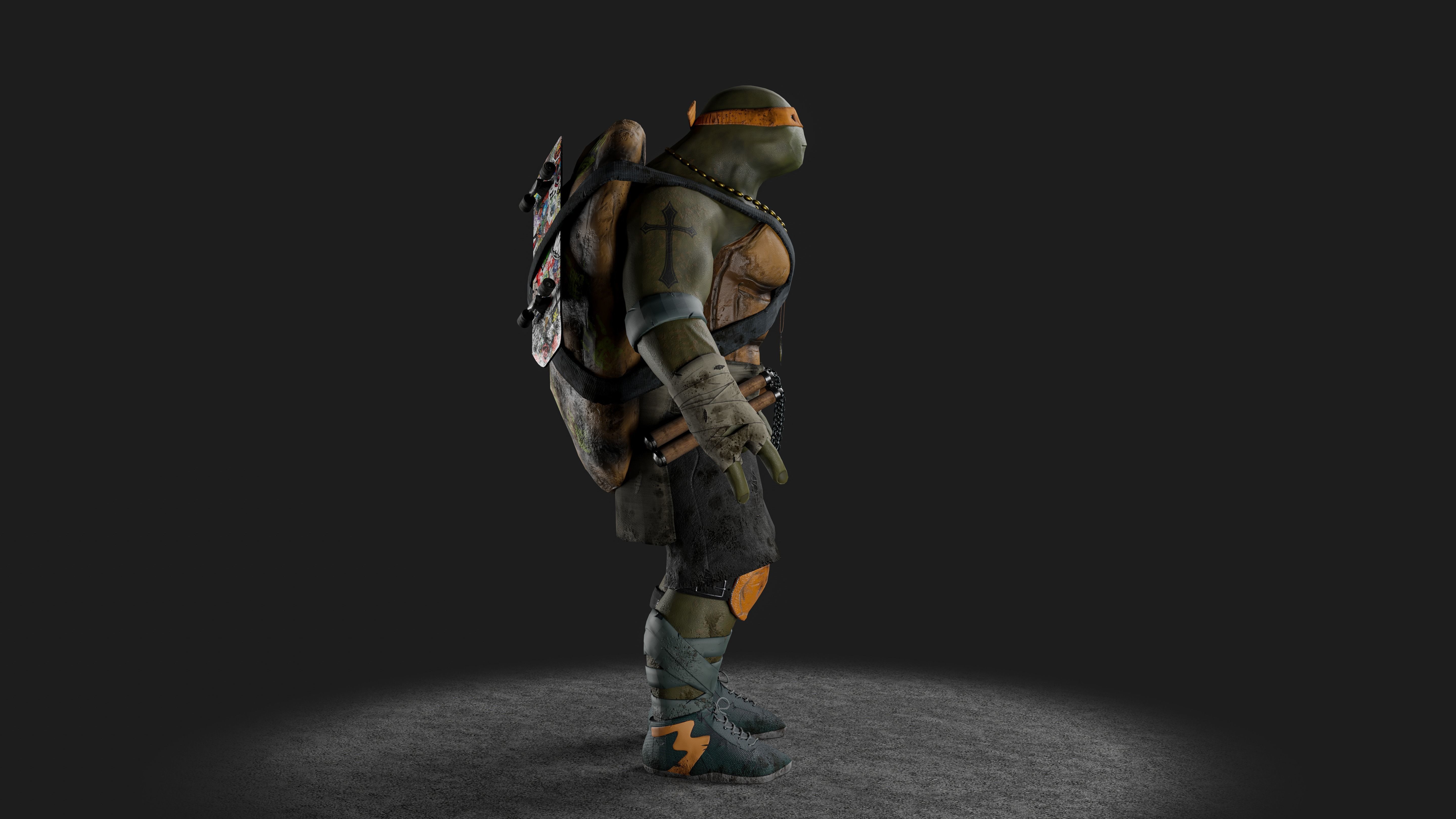 3D model TMNT rigged VR / AR / low-poly | CGTrader