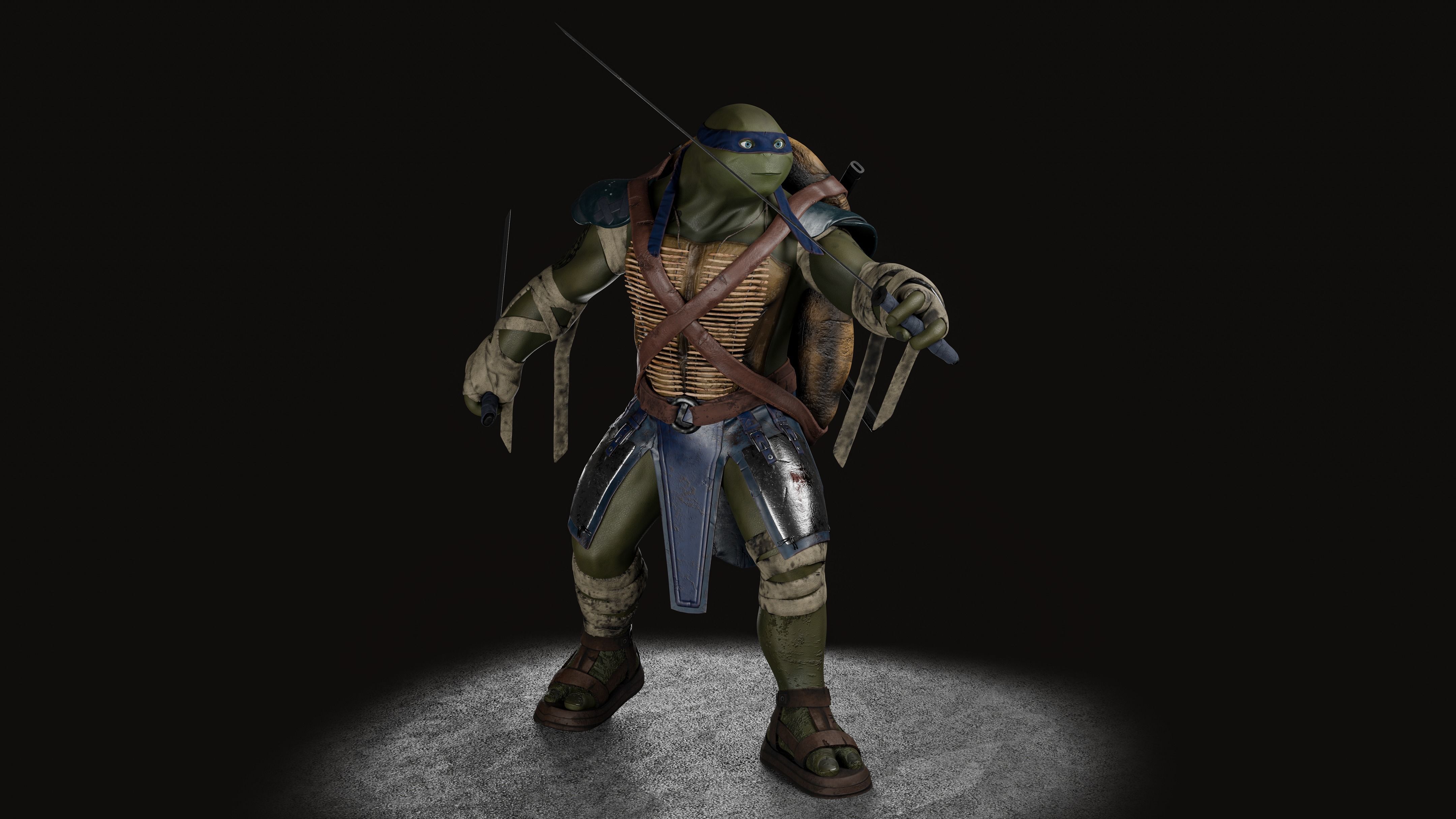3D model TMNT rigged VR / AR / low-poly | CGTrader