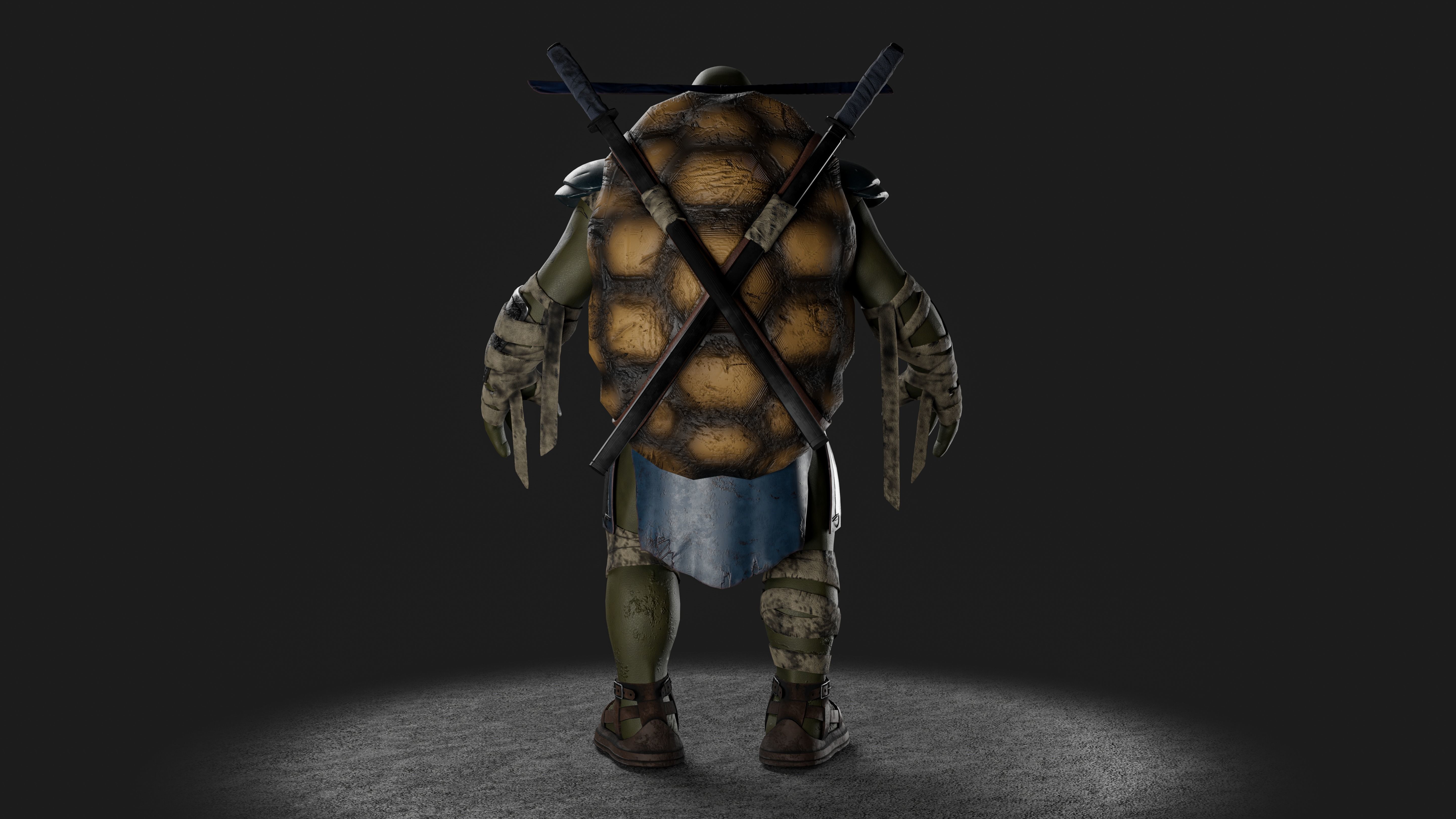 3D model TMNT rigged VR / AR / low-poly | CGTrader