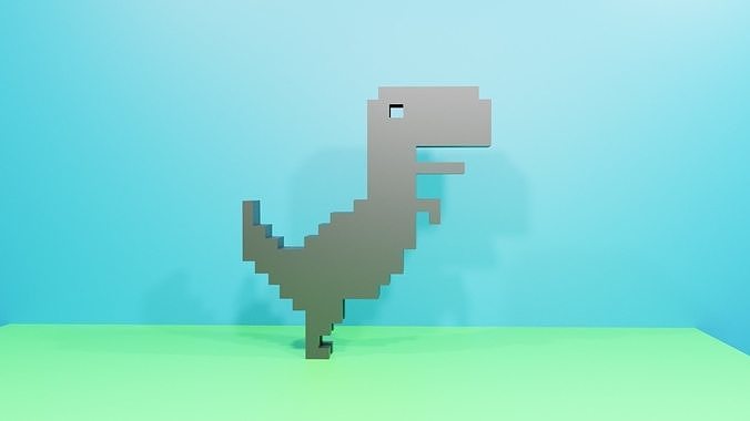 google game dinosaure free VR / AR / low-poly 3D model rigged | CGTrader