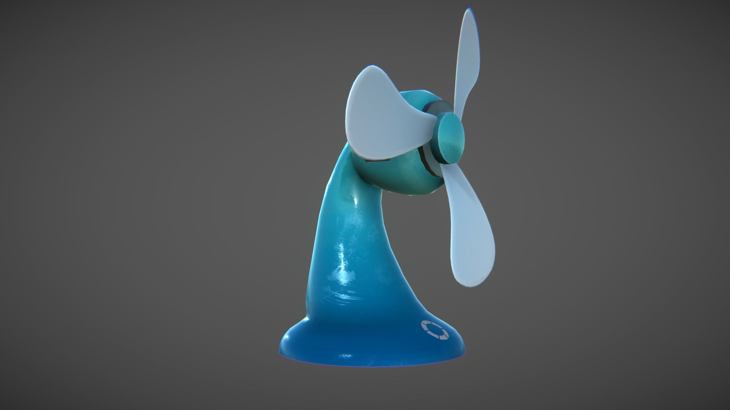 3D model Lowpoly fan VR / AR / low-poly | CGTrader