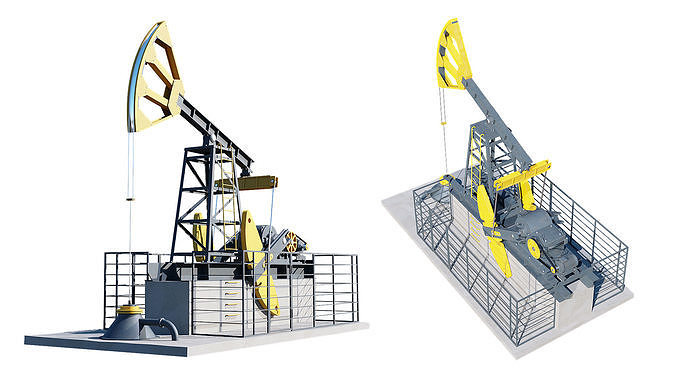 Oil Pump 3D model | CGTrader
