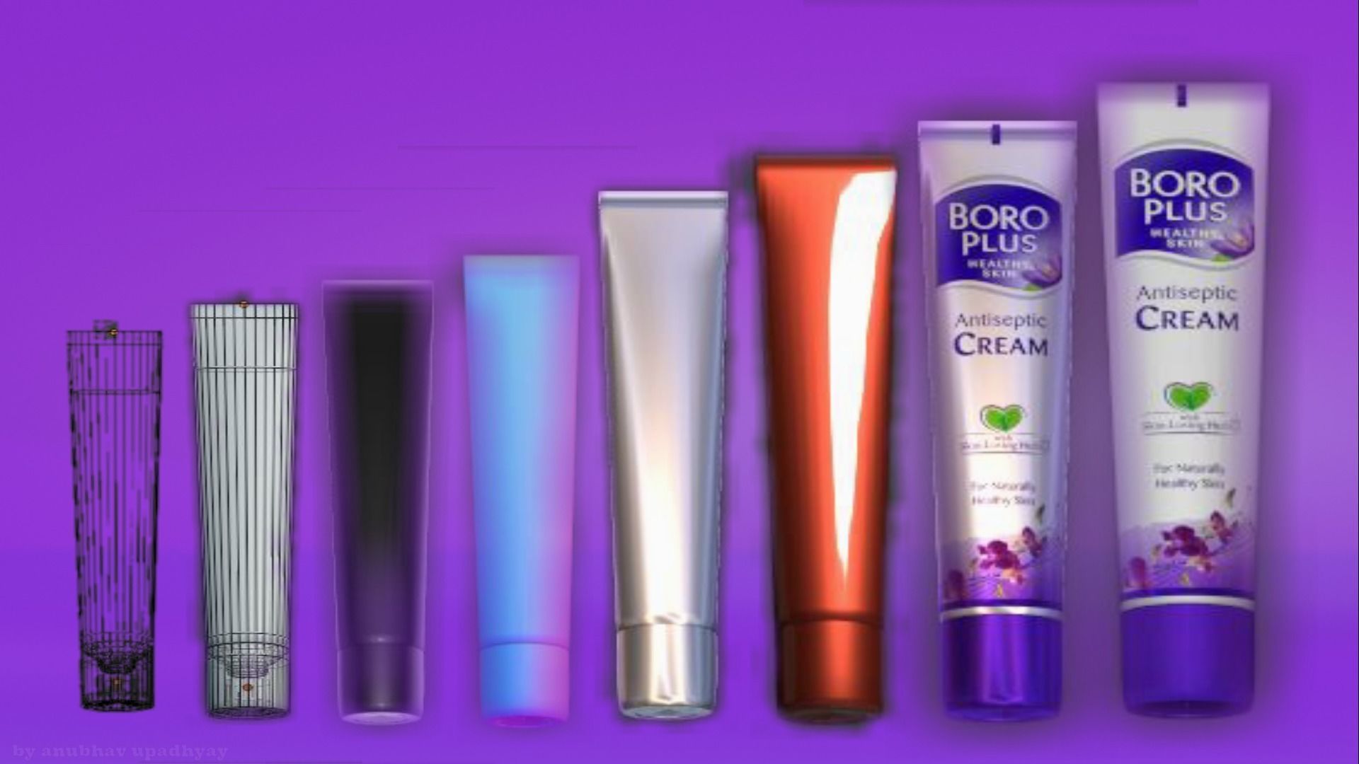 3D model Boroplus Skin Cream 3d Model VR / AR / low-poly | CGTrader