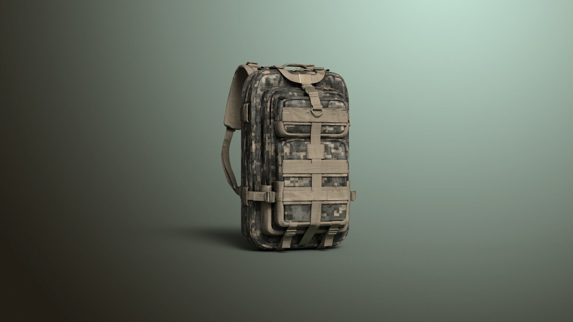Military Backpack 3D model | CGTrader