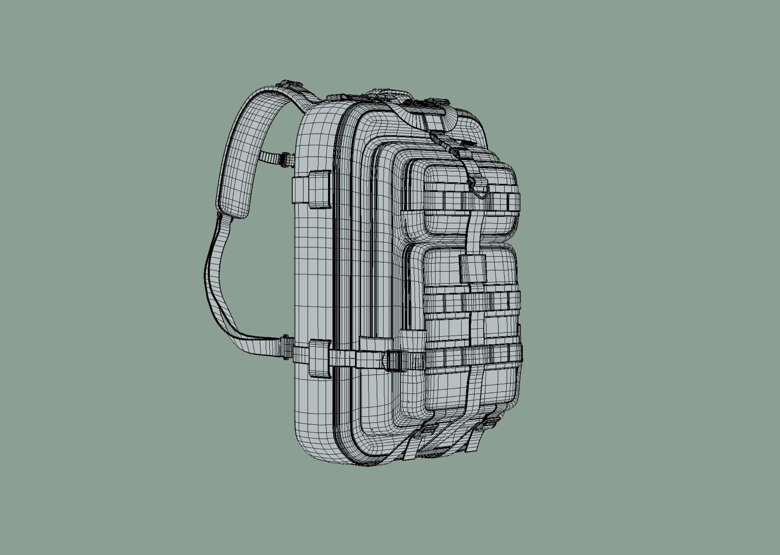 Military Backpack 3D model | CGTrader