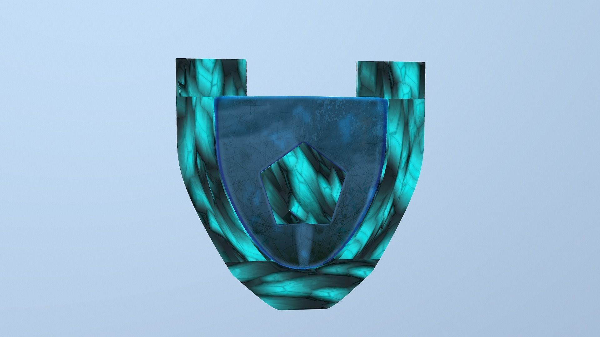 Crystal Shield free 3D model | CGTrader