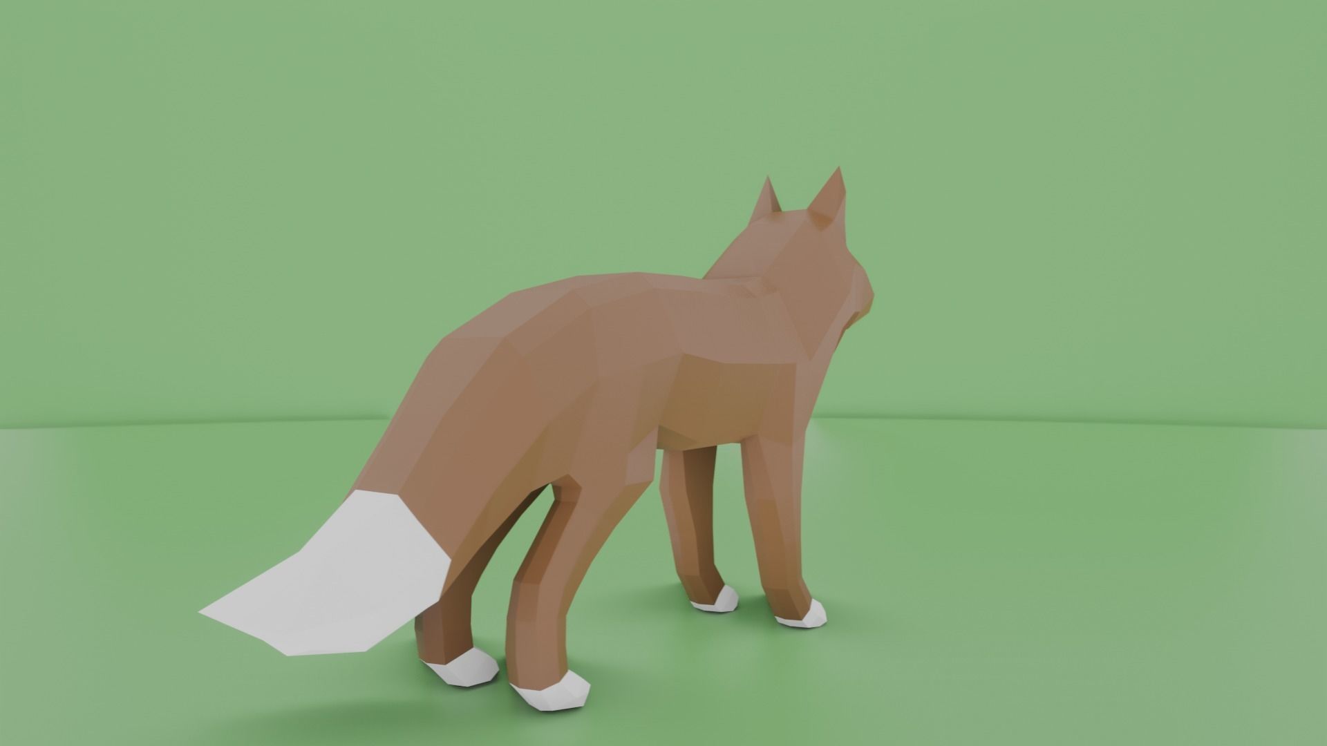 3D model Low Poly Fox VR / AR / low-poly | CGTrader