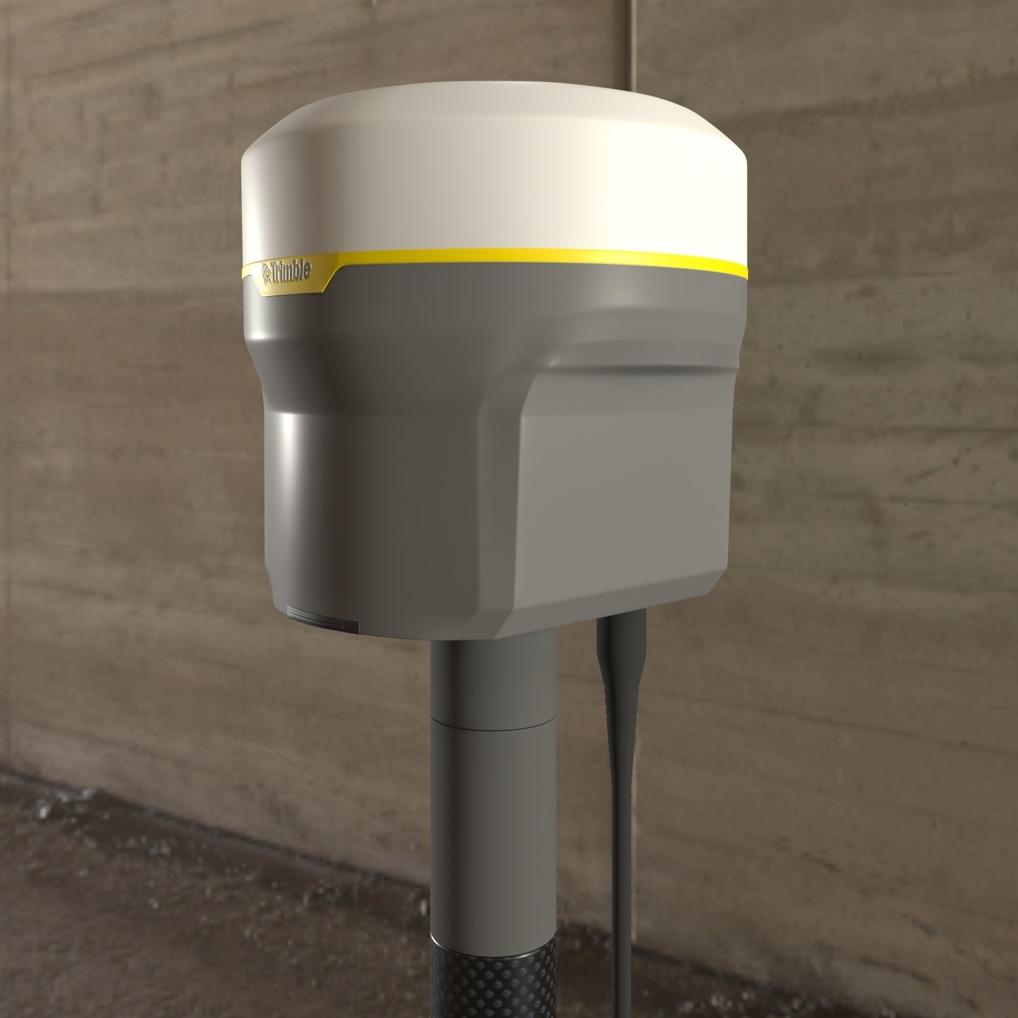 Trimble gnss receiver 3D model | CGTrader
