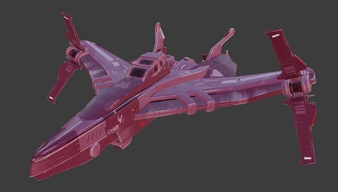 3D model Spaceship Raven VR / AR / low-poly | CGTrader