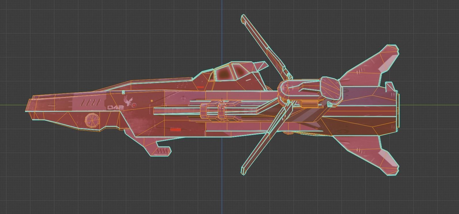 3D model Spaceship Raven VR / AR / low-poly | CGTrader