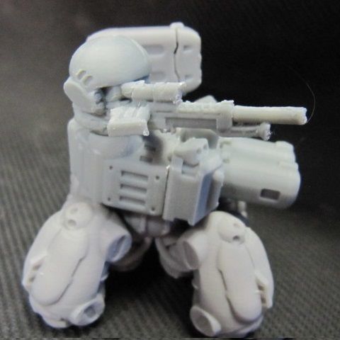 CHIBI-TECH SD - DEADEYE SR V CUSTOM SNIPER HATCH GUNNER 3D model 3D ...