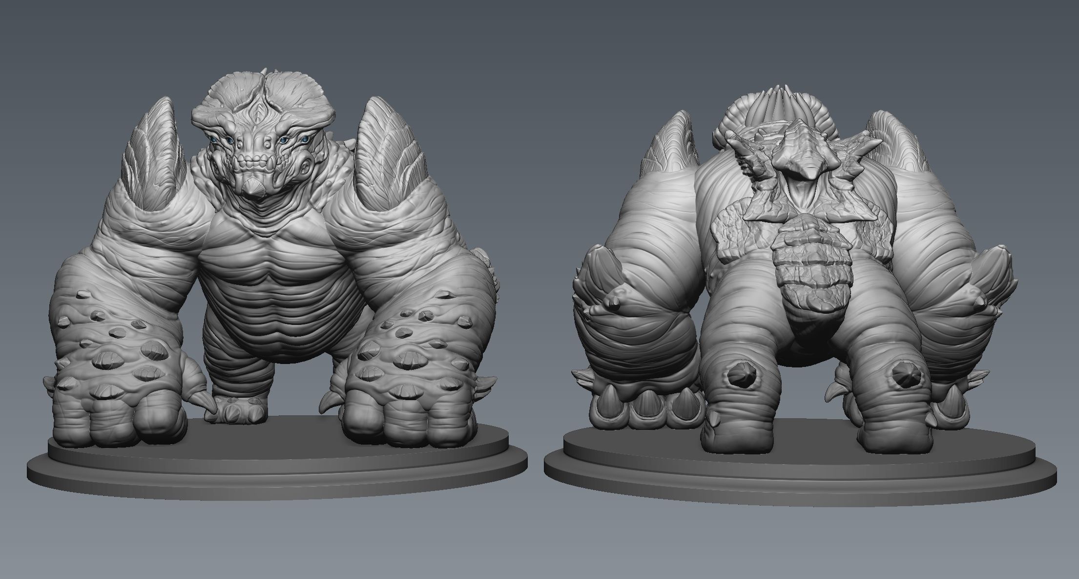 Kaiju Leatherback 3D model 3D printable | CGTrader