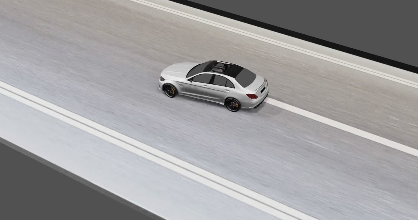 Mercedes Benz Animation free 3D model animated | CGTrader