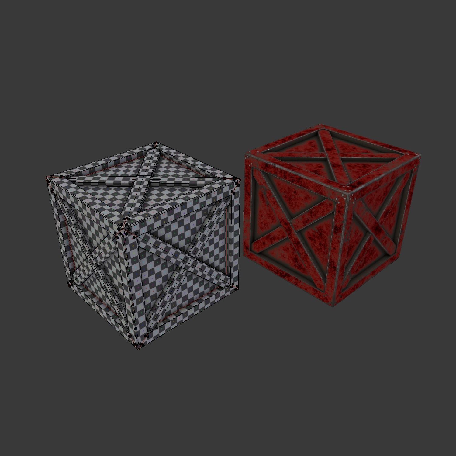 Metal box 3D model | CGTrader