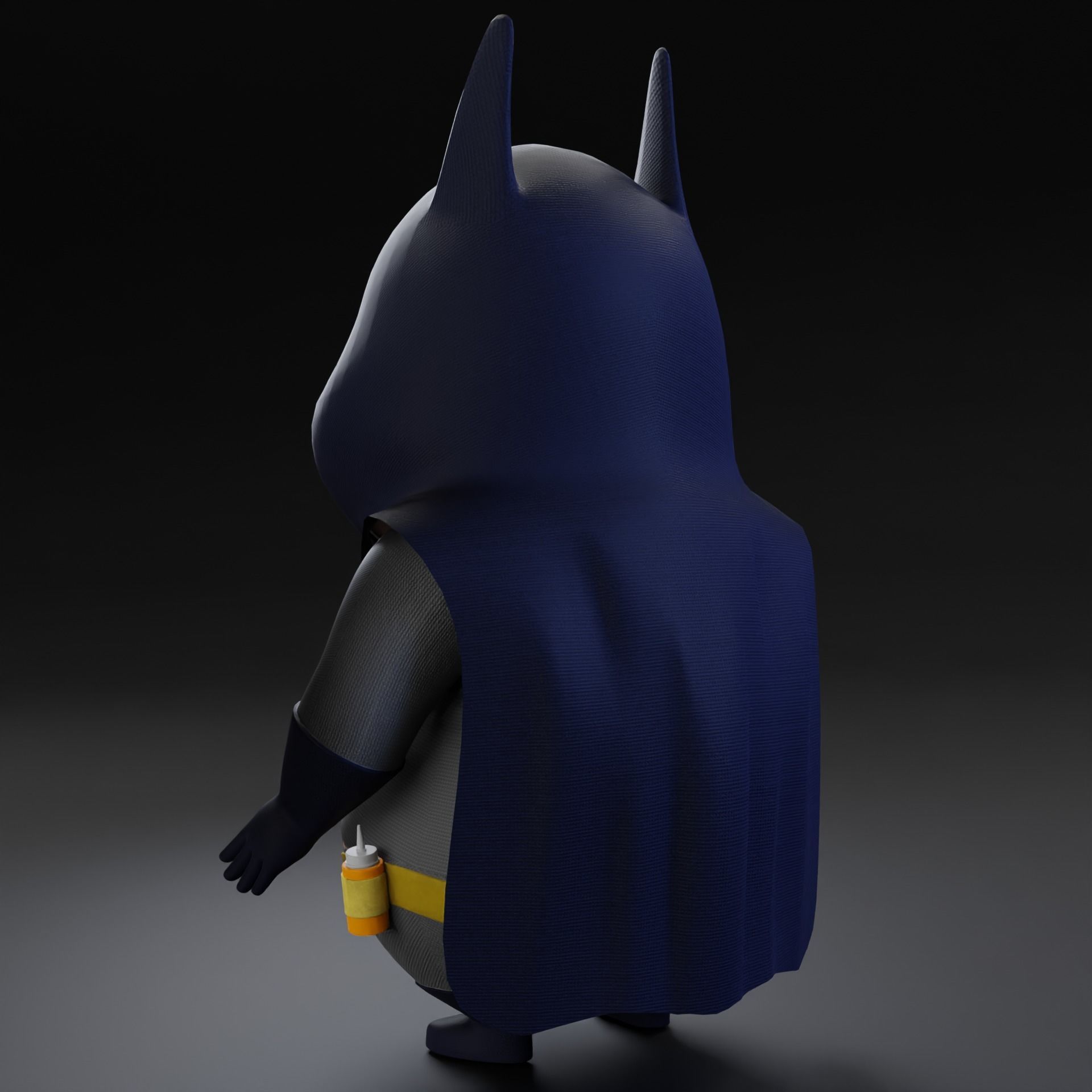 Fat Batman free VR / AR / low-poly 3D model | CGTrader