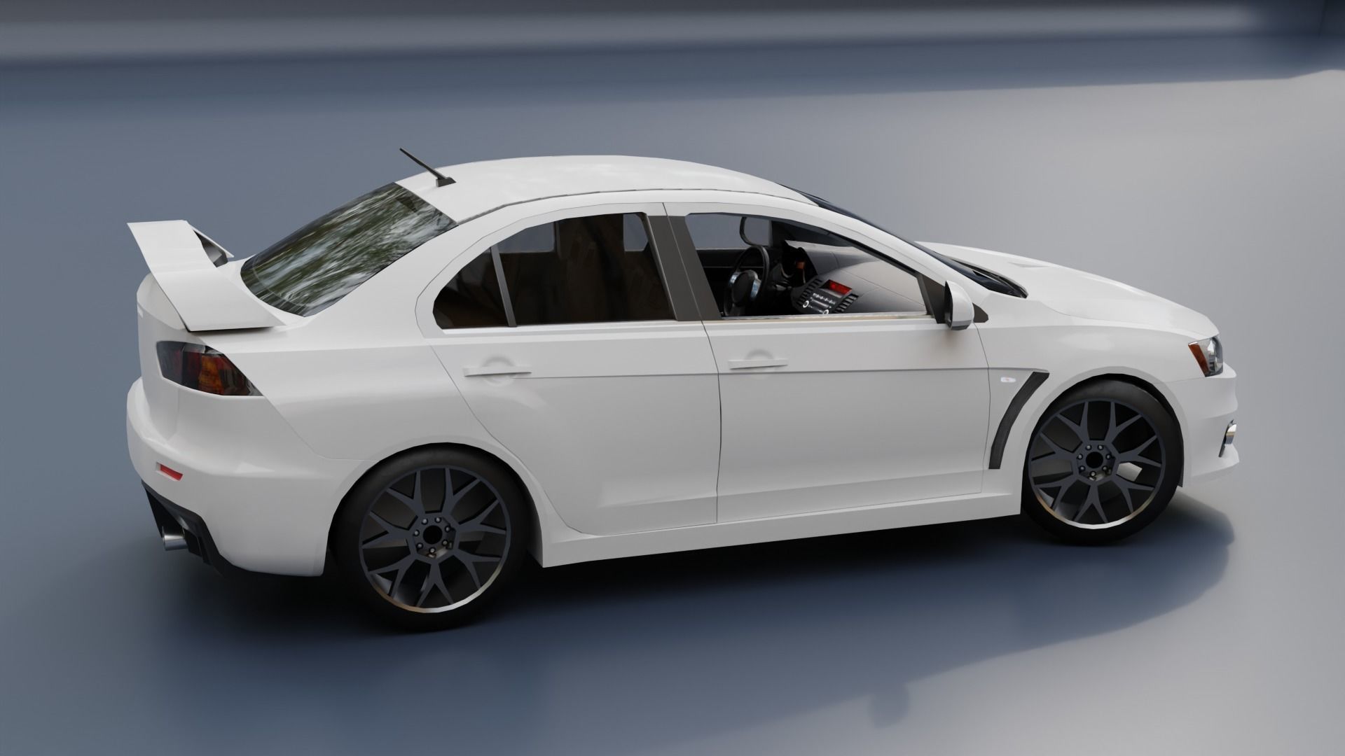 3D model Mitsubishi Lancer VR / AR / low-poly | CGTrader