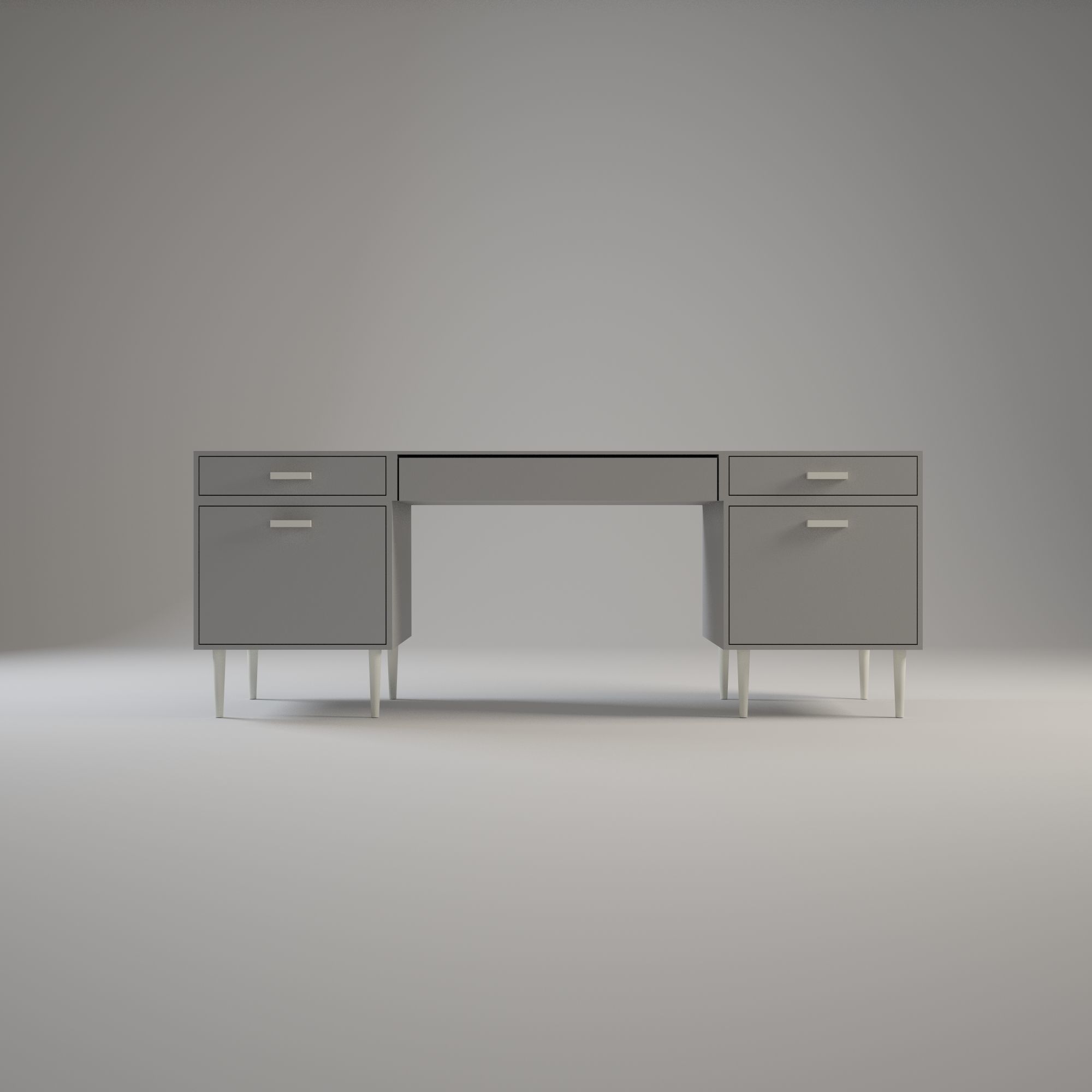 Minimalist Dressing table free 3D model | CGTrader