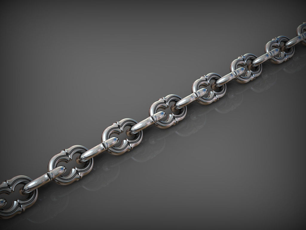 Chain Link 207 3D model 3D printable | CGTrader