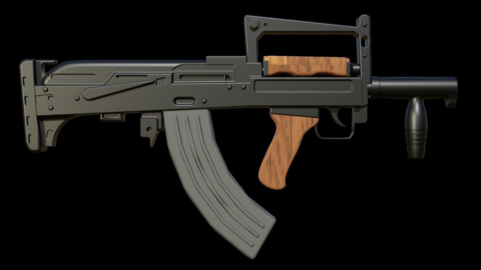 3D model Groza Assault Rifle VR / AR / low-poly | CGTrader