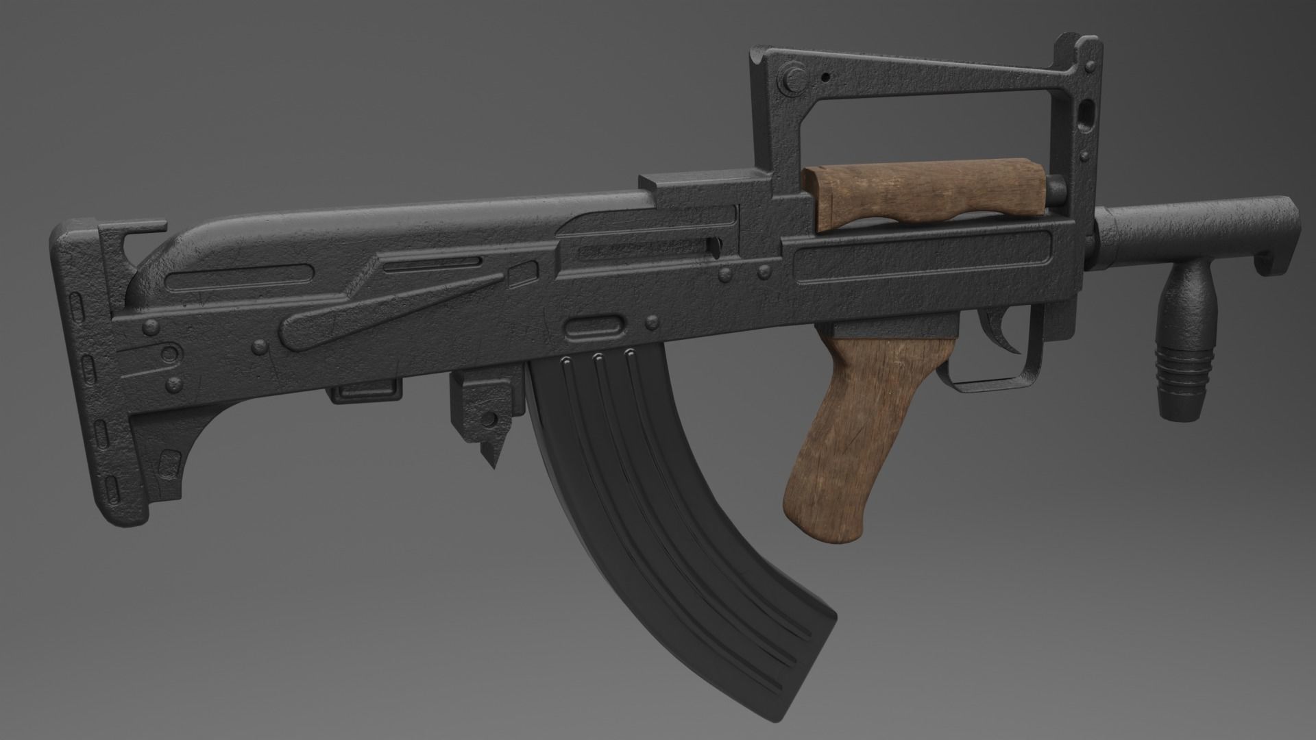 3D model Groza Assault Rifle VR / AR / low-poly | CGTrader