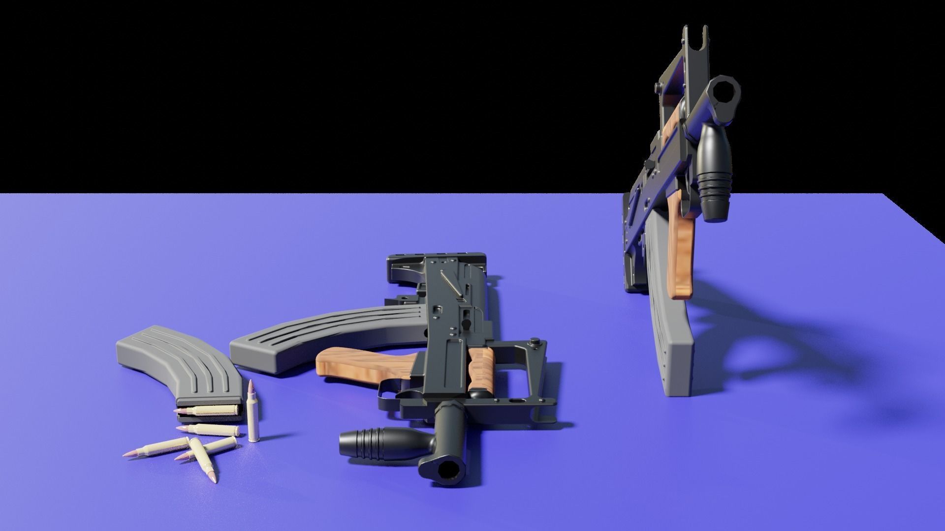 3D model Groza Assault Rifle VR / AR / low-poly | CGTrader