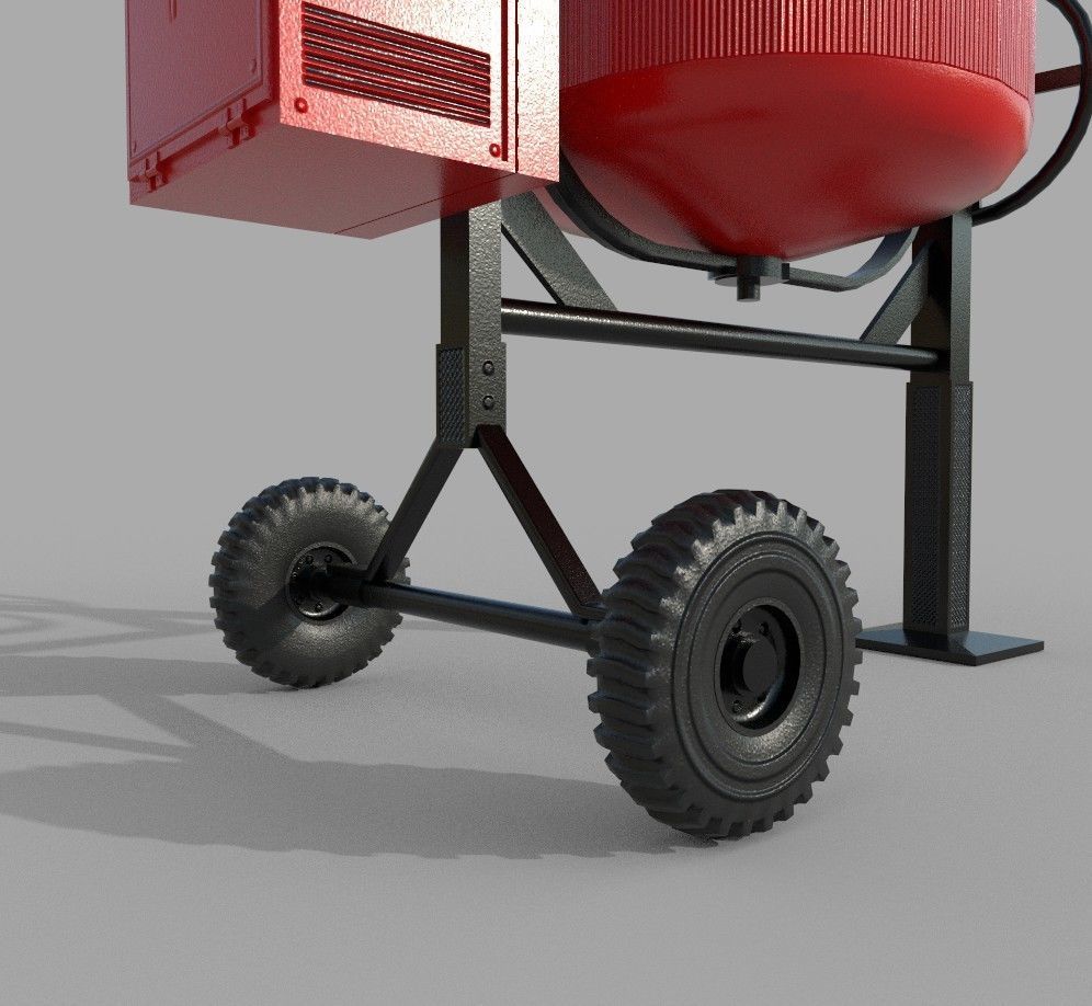 3D model Concrete Mixer PBR VR / AR / low-poly | CGTrader