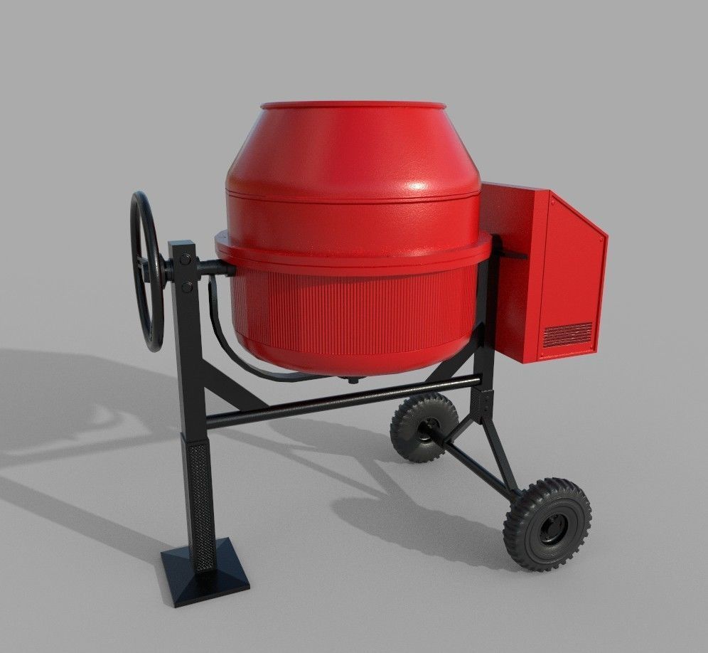 3D model Concrete Mixer PBR VR / AR / low-poly | CGTrader