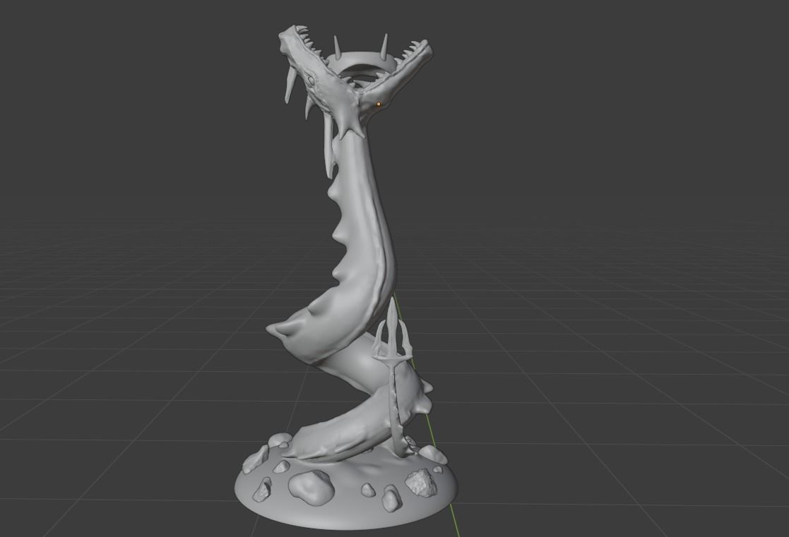 Dragon Candlestick - Candle Holder 3D model 3D printable | CGTrader