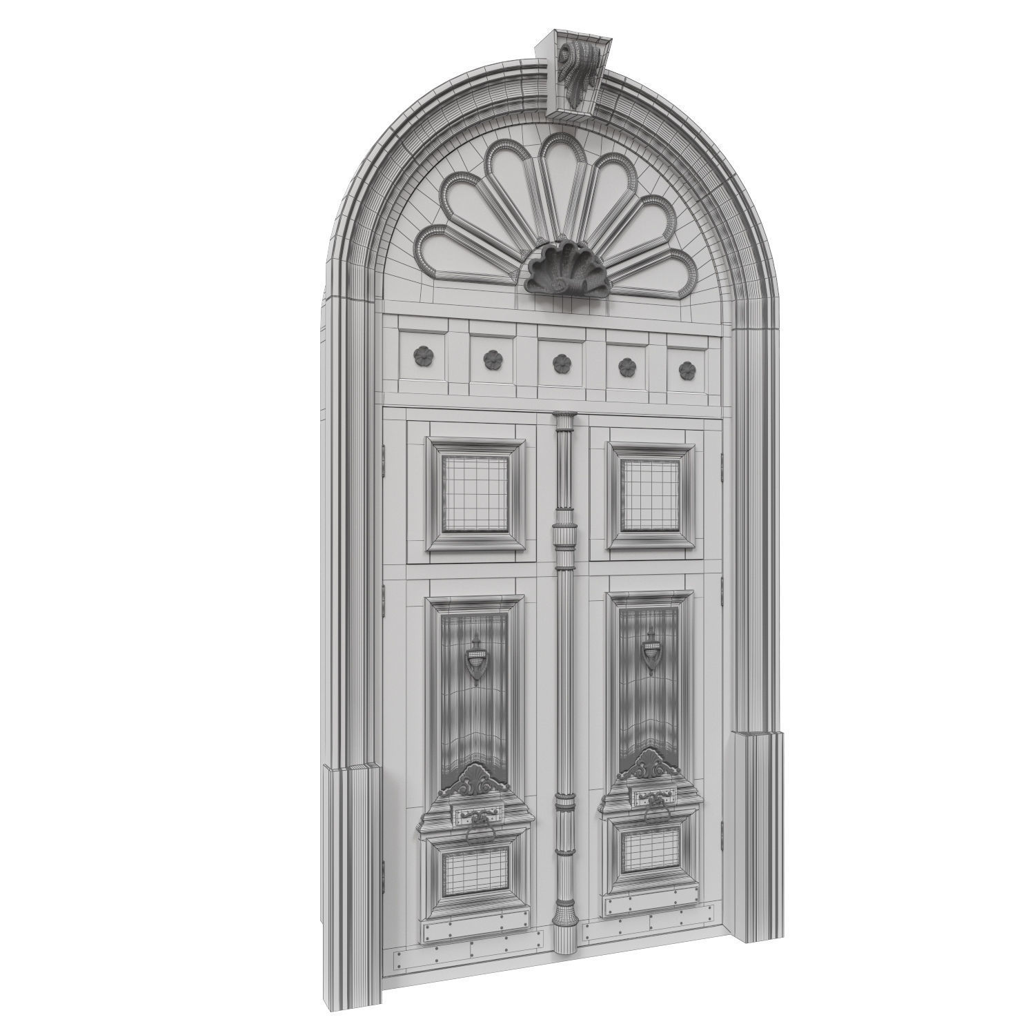 Entrance classic door 41 3D model | CGTrader
