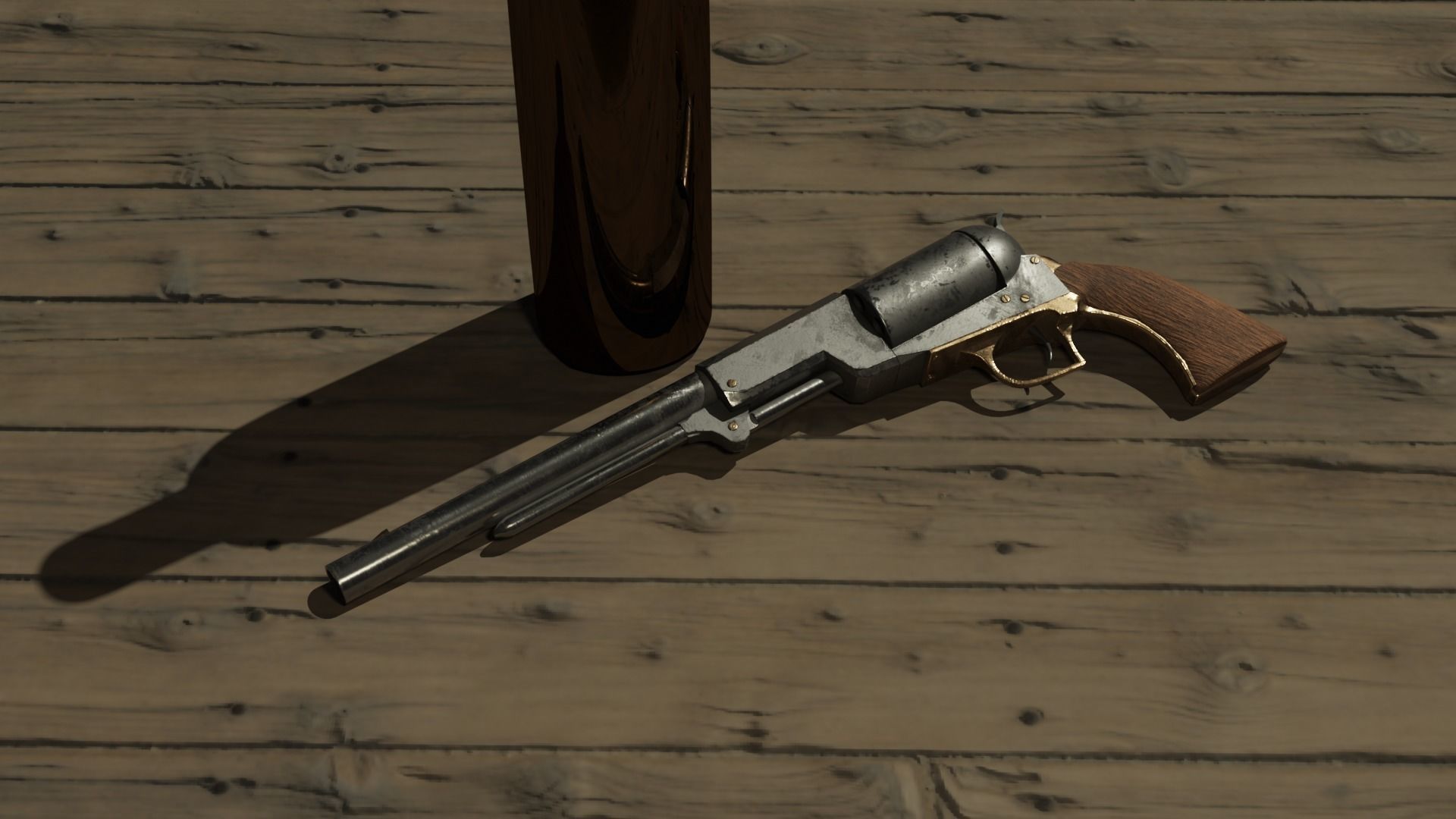 3D model The Colt Walker 1847 VR / AR / low-poly | CGTrader