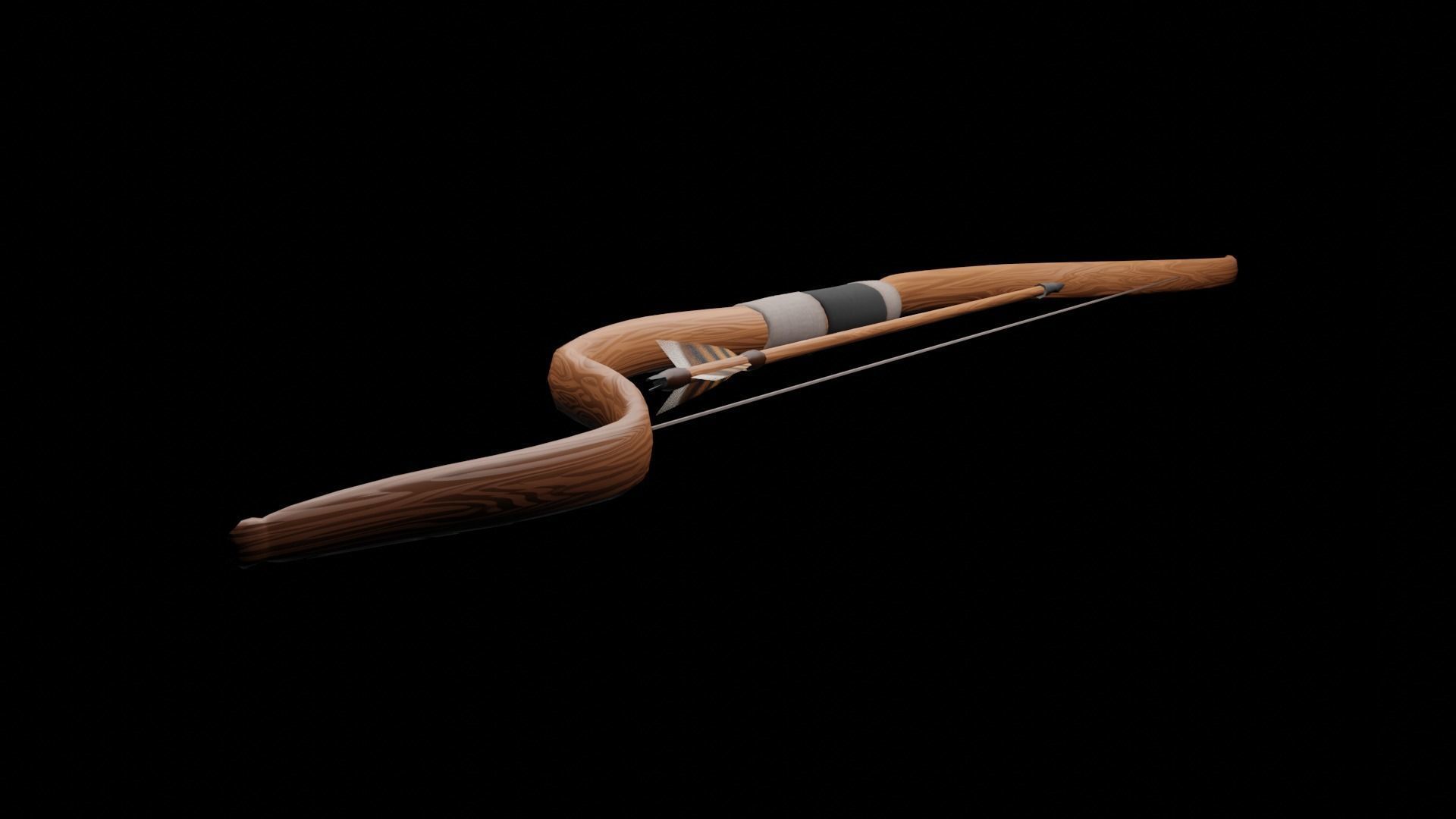 Recurve Bow free 3D model | CGTrader