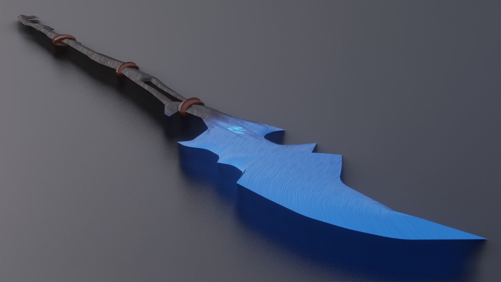 Crystal Glaive free VR / AR / low-poly 3D model | CGTrader