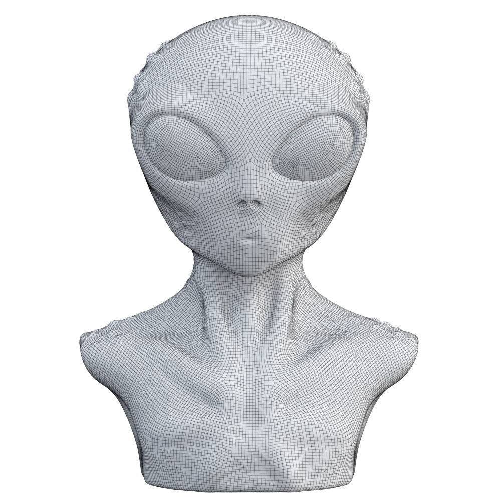 Alien torso 3D model | CGTrader