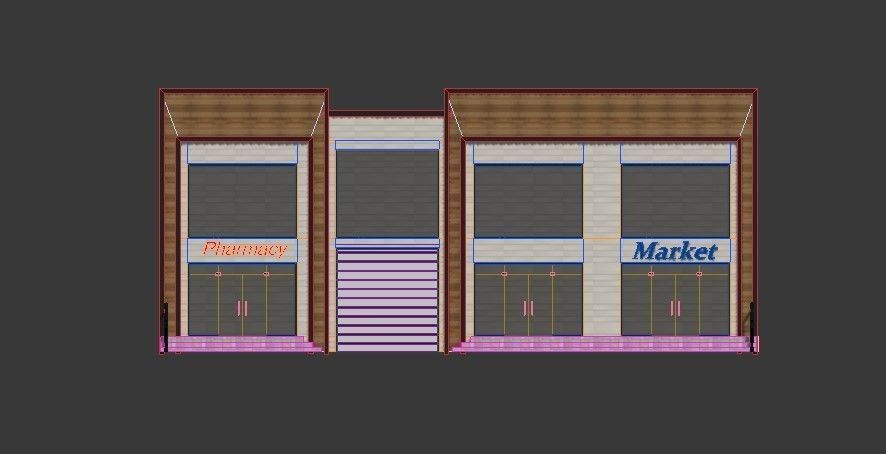 Modern Market 3D model | CGTrader