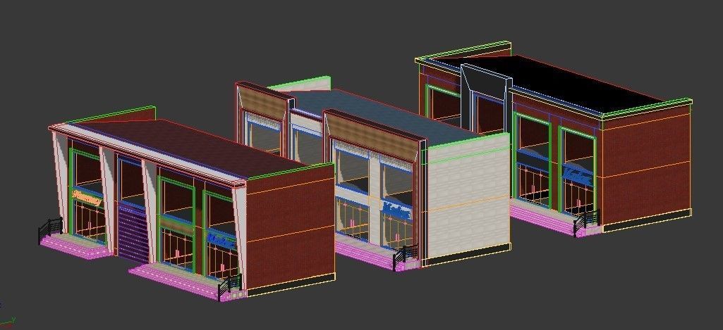 Modern Market 3D model | CGTrader